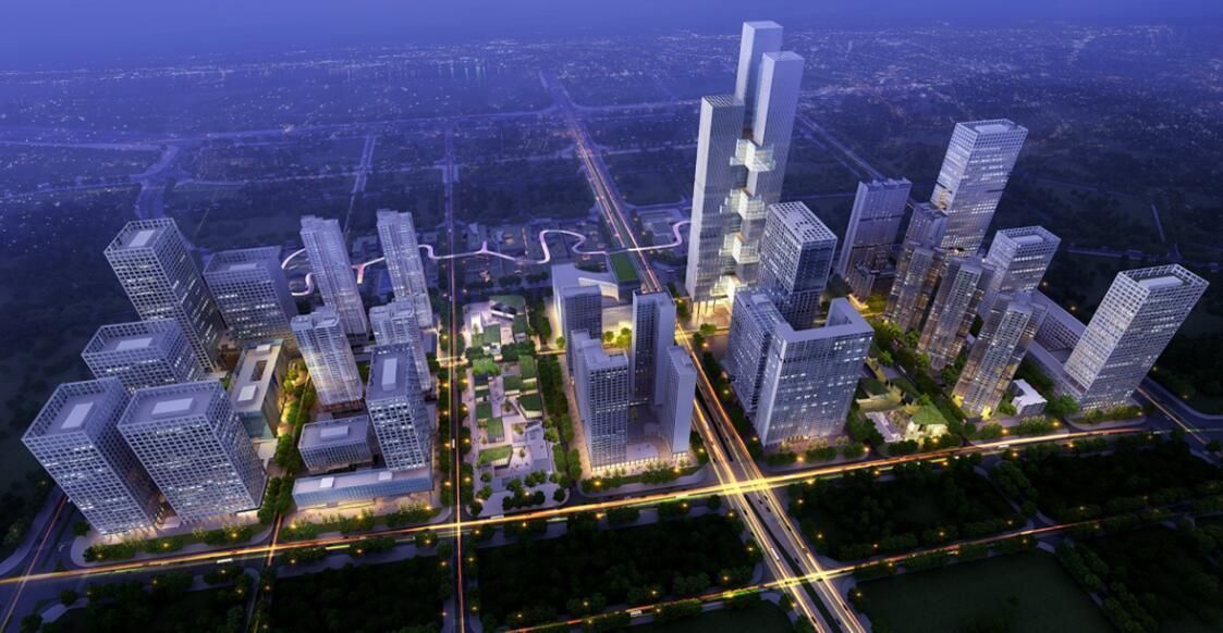 SU model of Vanke Cloud City office and commercial building 3D model ...
