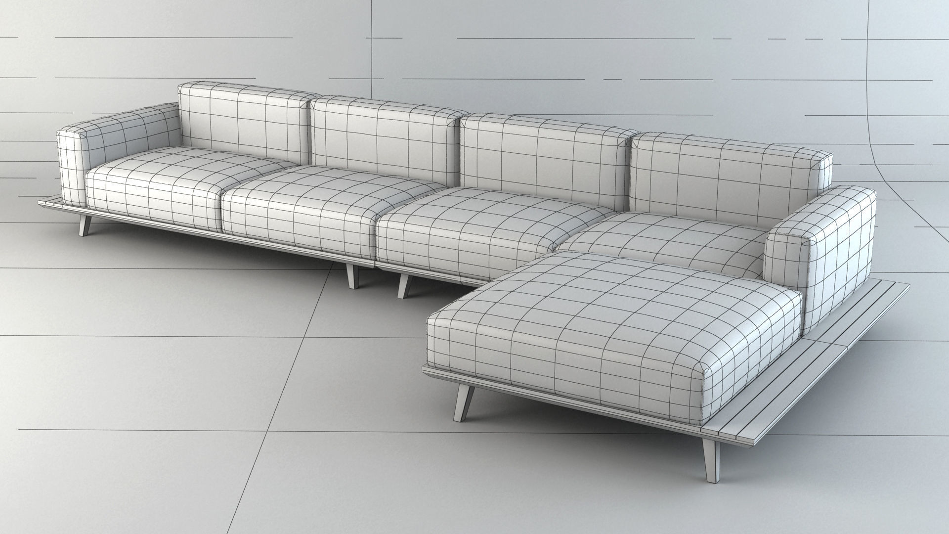 Modular Sofa Panama II 3D model | CGTrader