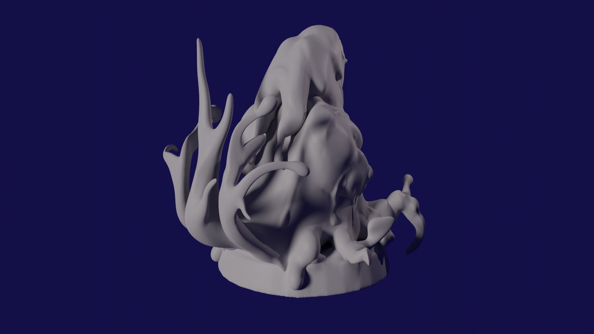 Kuajah Bog Monster 3D model 3D printable | CGTrader