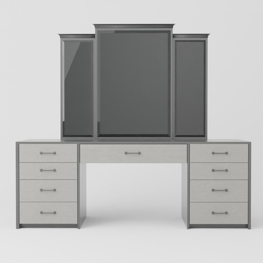 Dressing table free 3D model | CGTrader