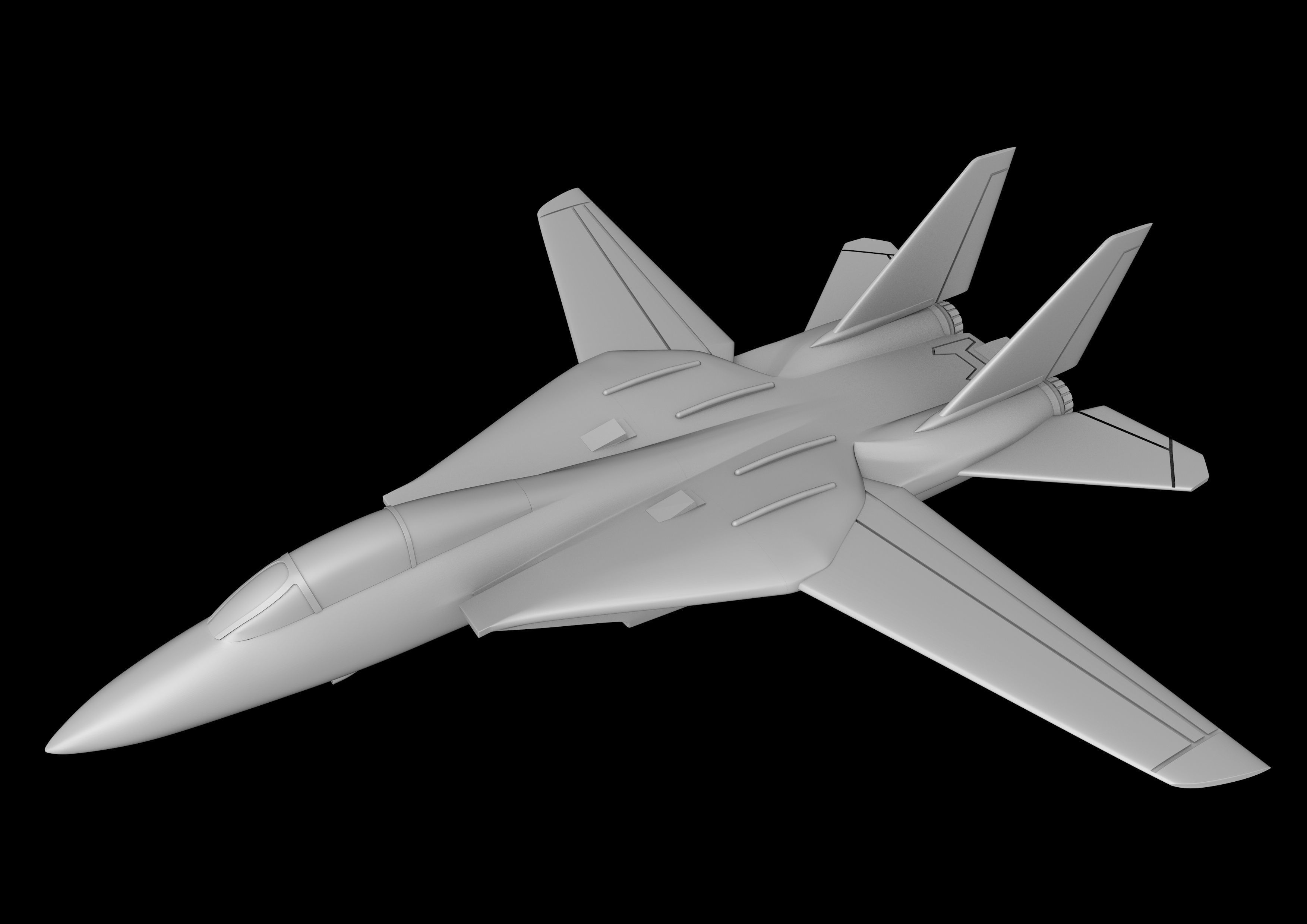 F-14 TOMCAT SCALE 1-72 PRINTABLE STL FILES 3D model 3D printable | CGTrader