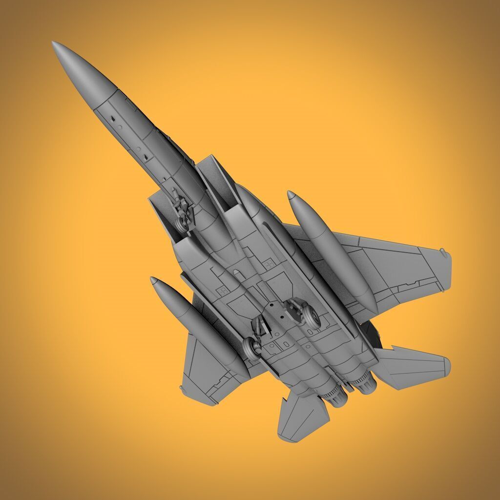 F-15 EAGLE SCALE 1-72 PRINTABLE STL FILES 3D model 3D printable | CGTrader