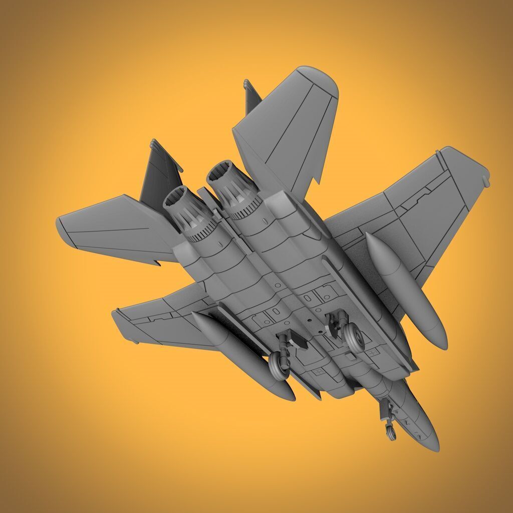 F-15 EAGLE SCALE 1-72 PRINTABLE STL FILES 3D model 3D printable | CGTrader