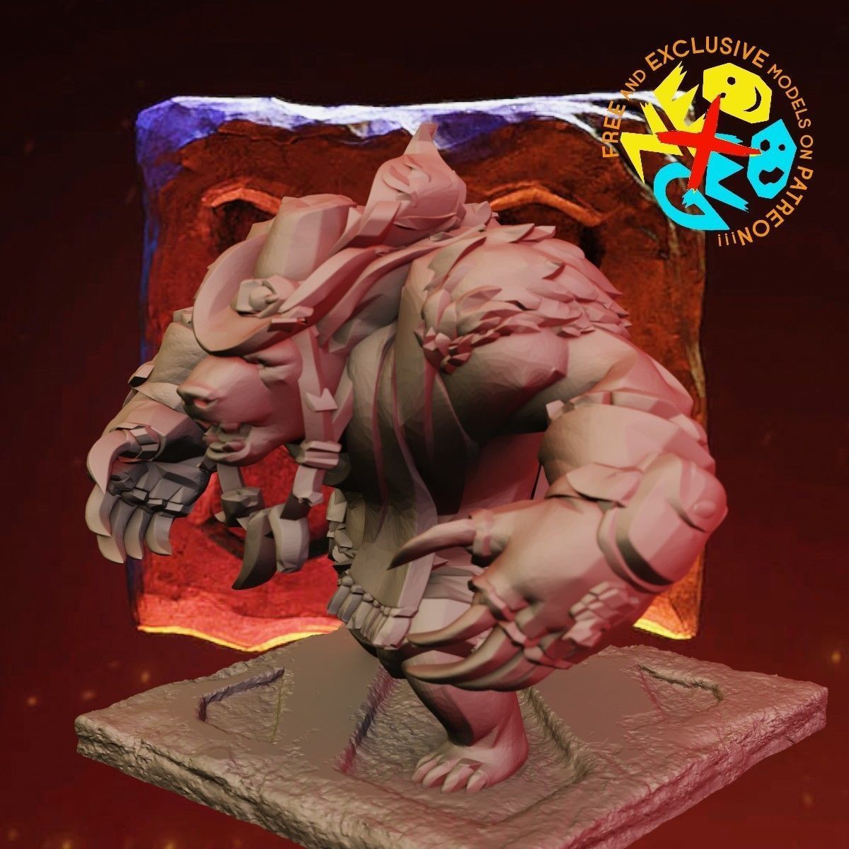 URSA THE ALPINE STALKER 10TH ANNIVERSARY - DOTA 2 free 3D model 3D printable | CGTrader