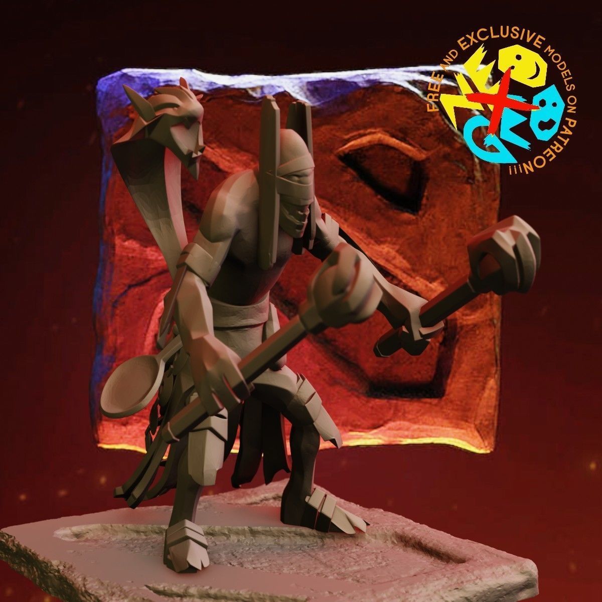 SHADOW SHAMAN - DOTA 2 3D model 3D printable | CGTrader
