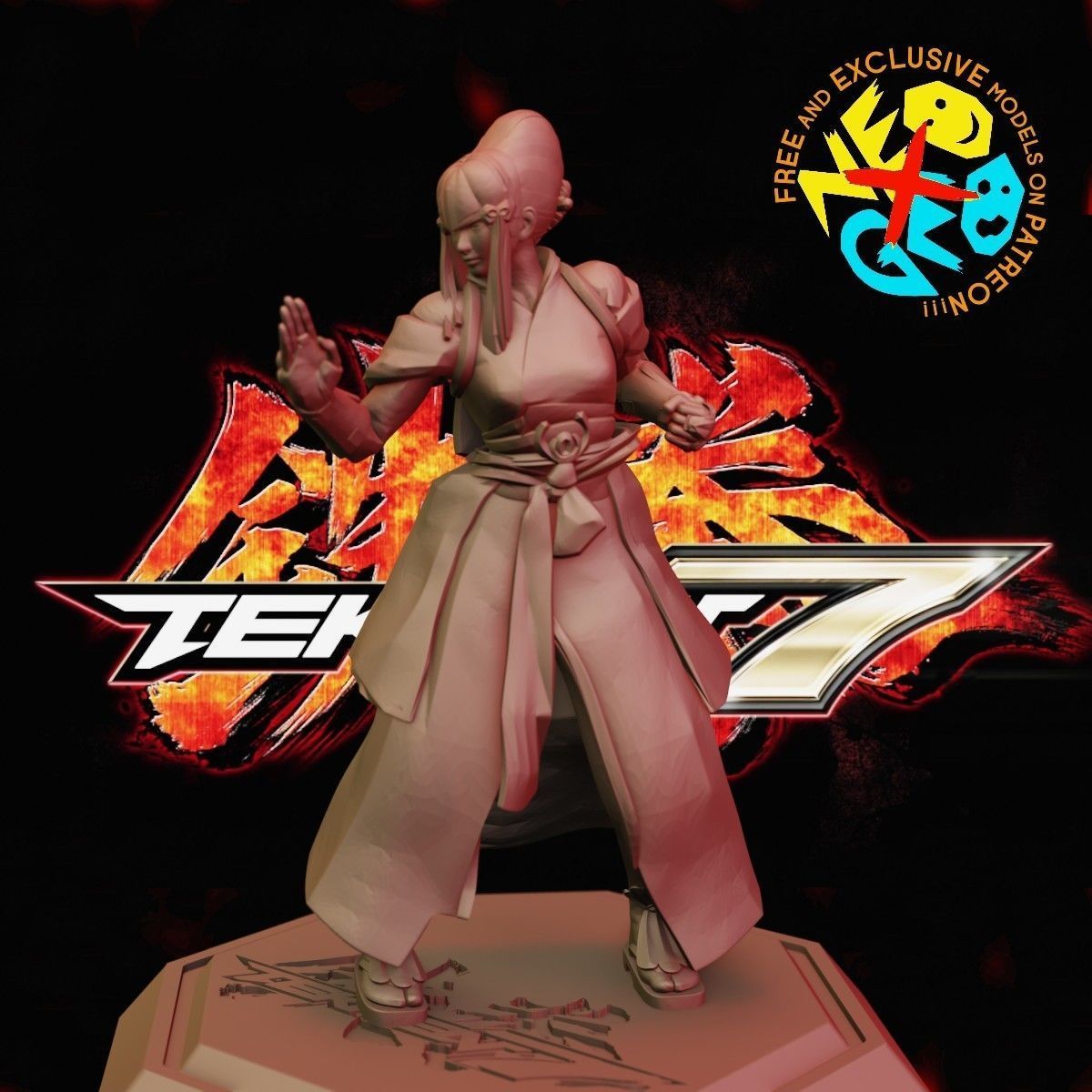 KAZUMI - TEKKEN 7 free 3D model 3D printable | CGTrader