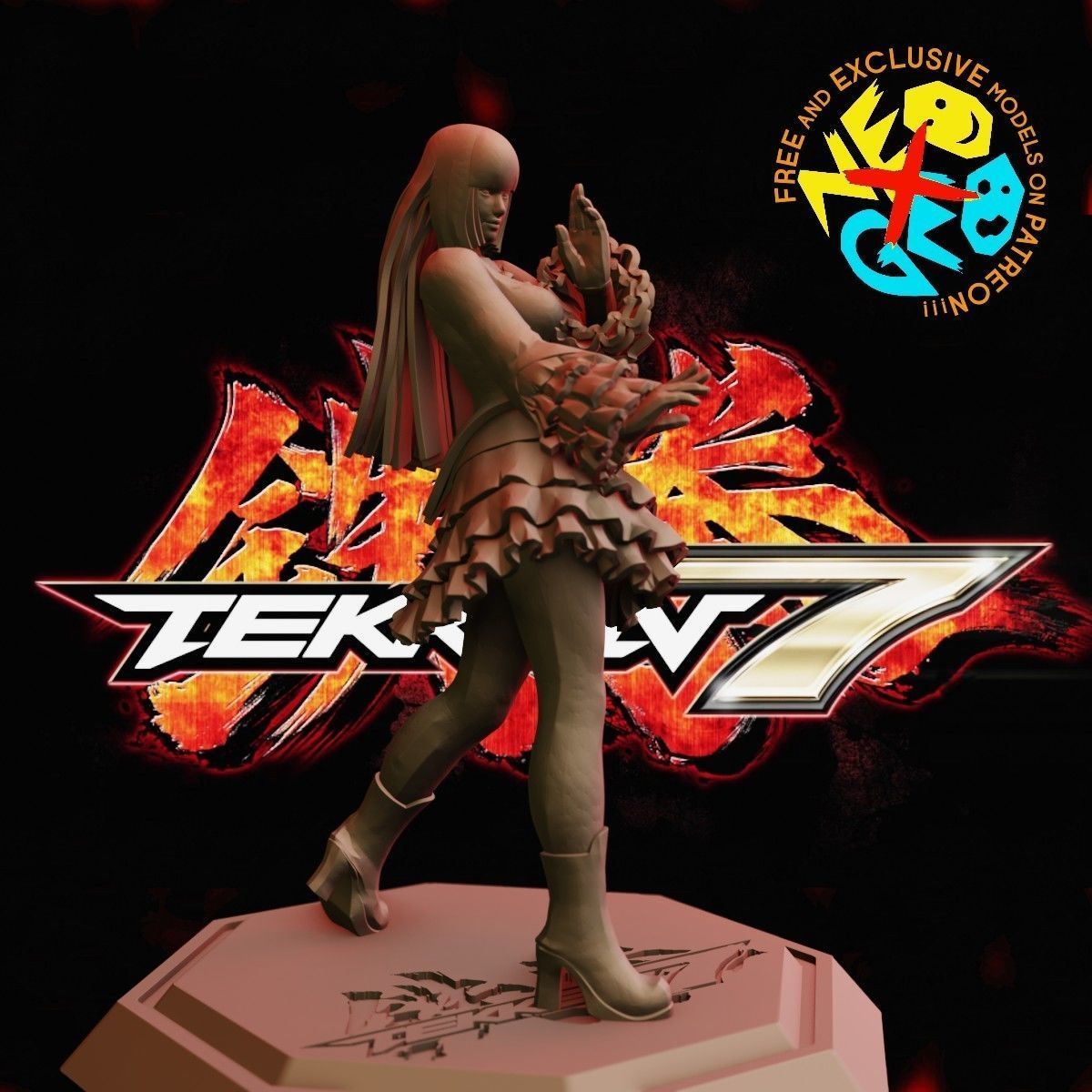 LILI - TEKKEN 7 3D model 3D printable | CGTrader