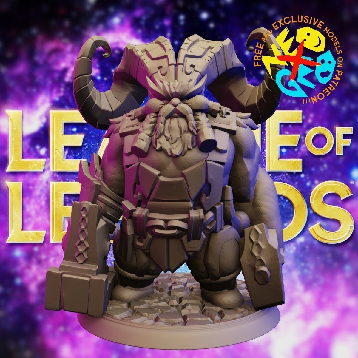 ORNN - LEAGUE OF LEGENDS 3D model 3D printable | CGTrader