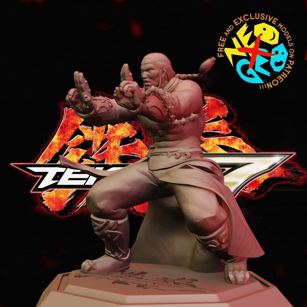 FENG - TEKKEN 7 free 3D model 3D printable | CGTrader