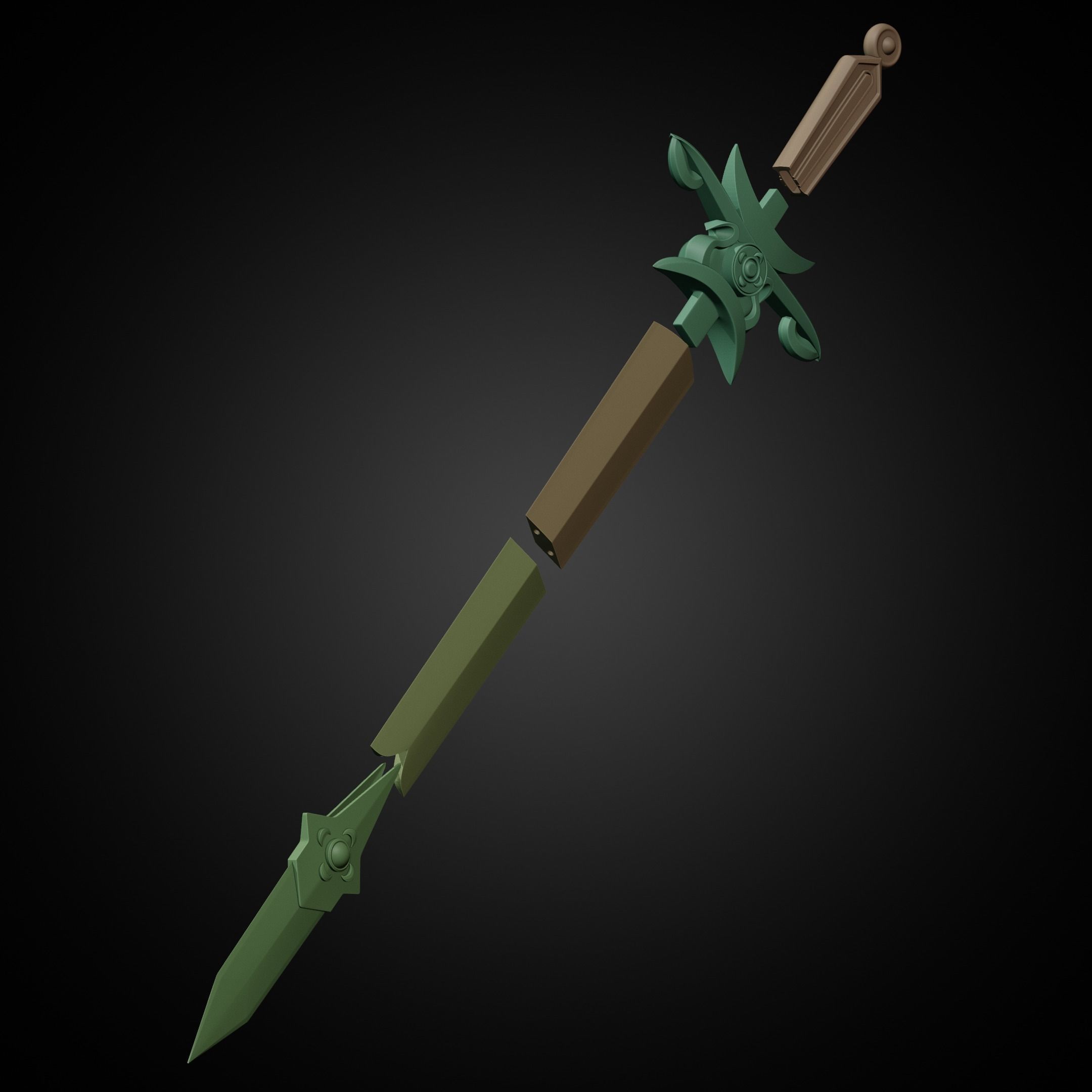 Sailor Moon The Holy Sword for Cosplay 3D model 3D printable | CGTrader