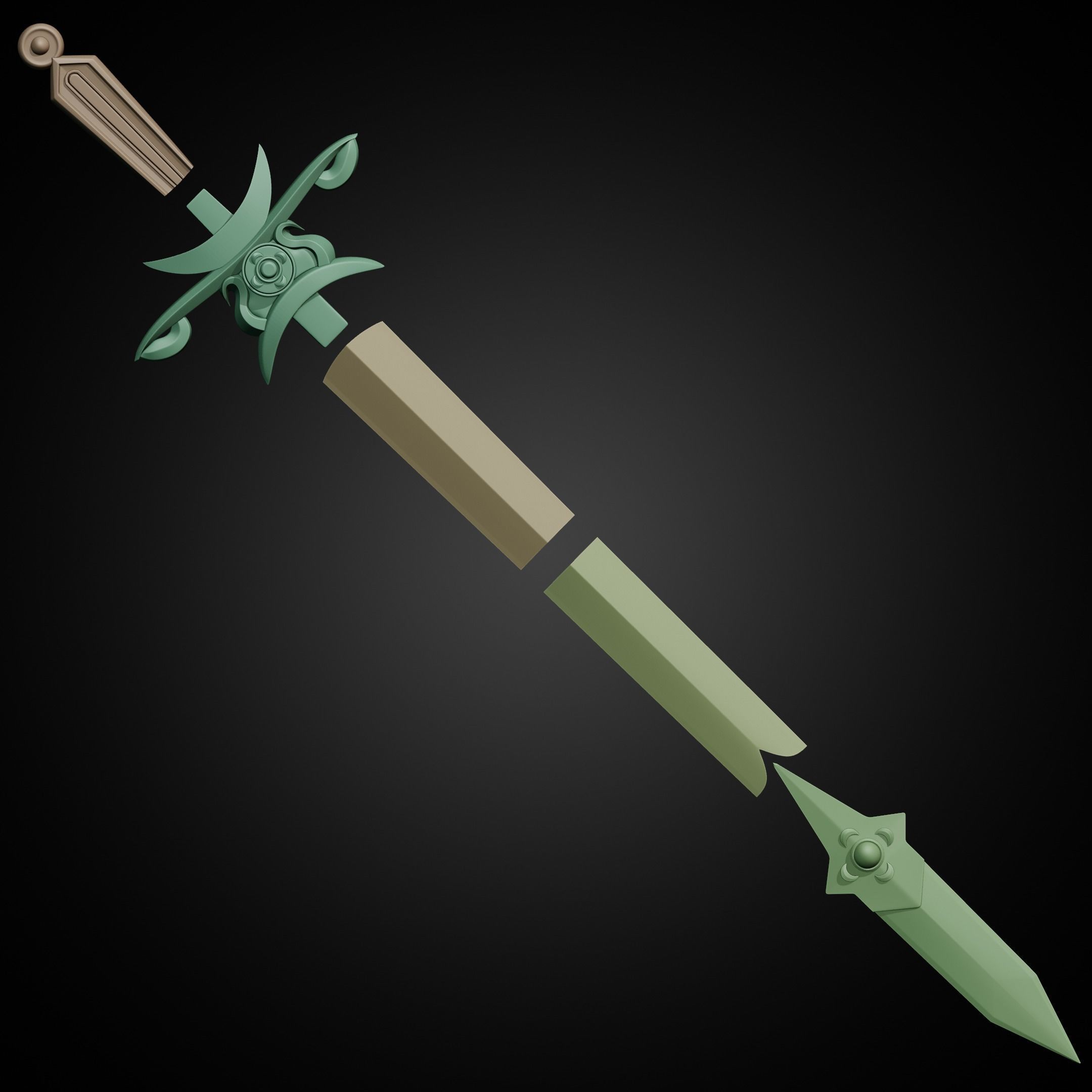 Sailor Moon The Holy Sword for Cosplay 3D model 3D printable | CGTrader