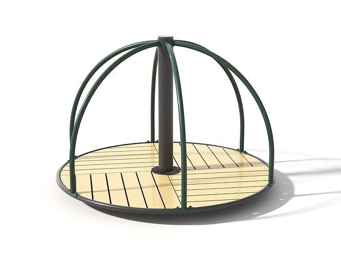 Carousel - Outdoor Kids Playground - 004 3D model | CGTrader