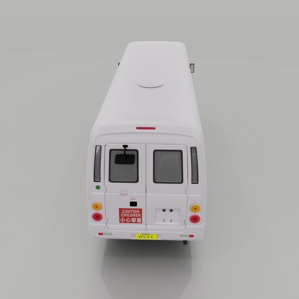 3D model Fuso Rosa MiniBus VR / AR / low-poly | CGTrader