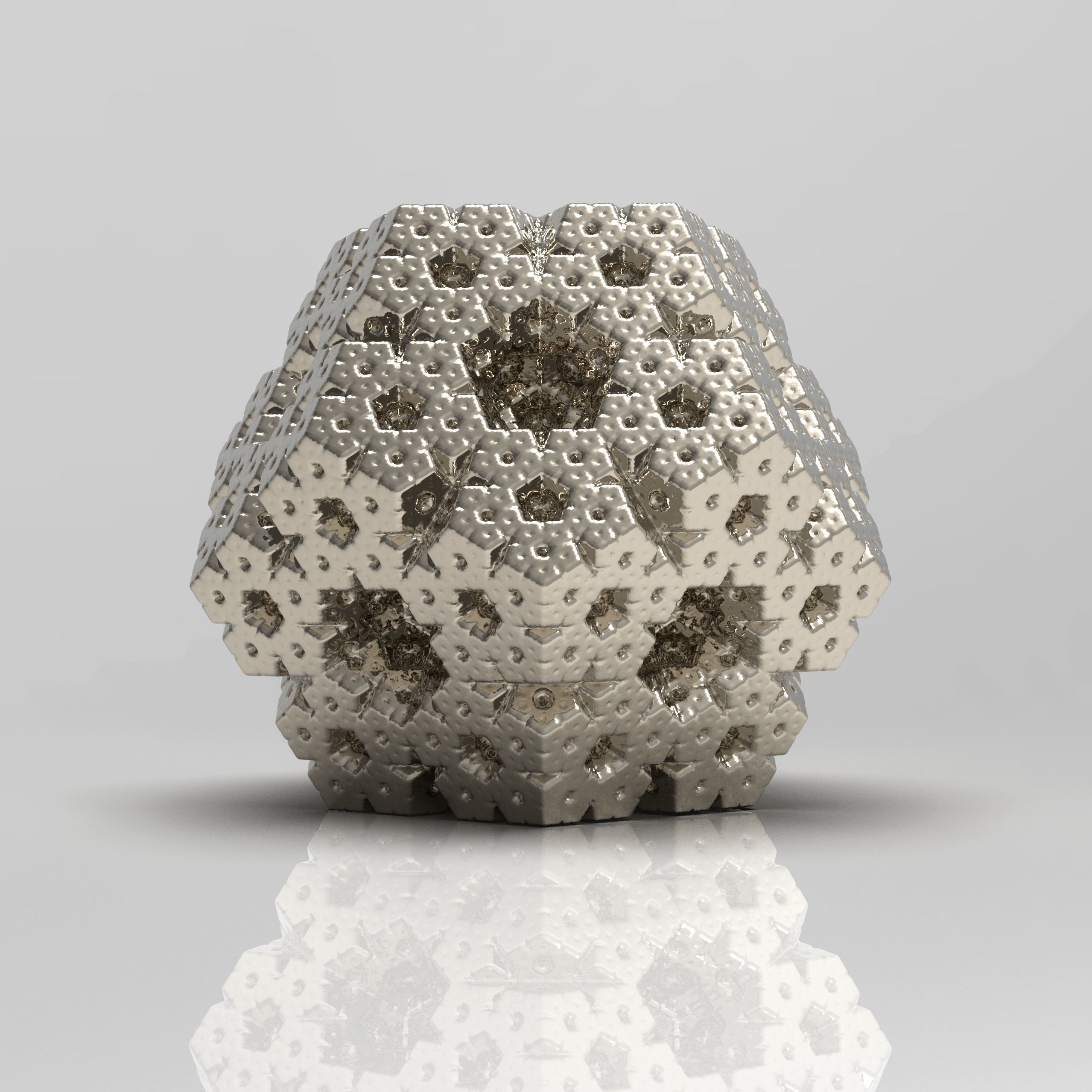 Fractal Platonic Solids - STL Pack 3D model 3D printable | CGTrader