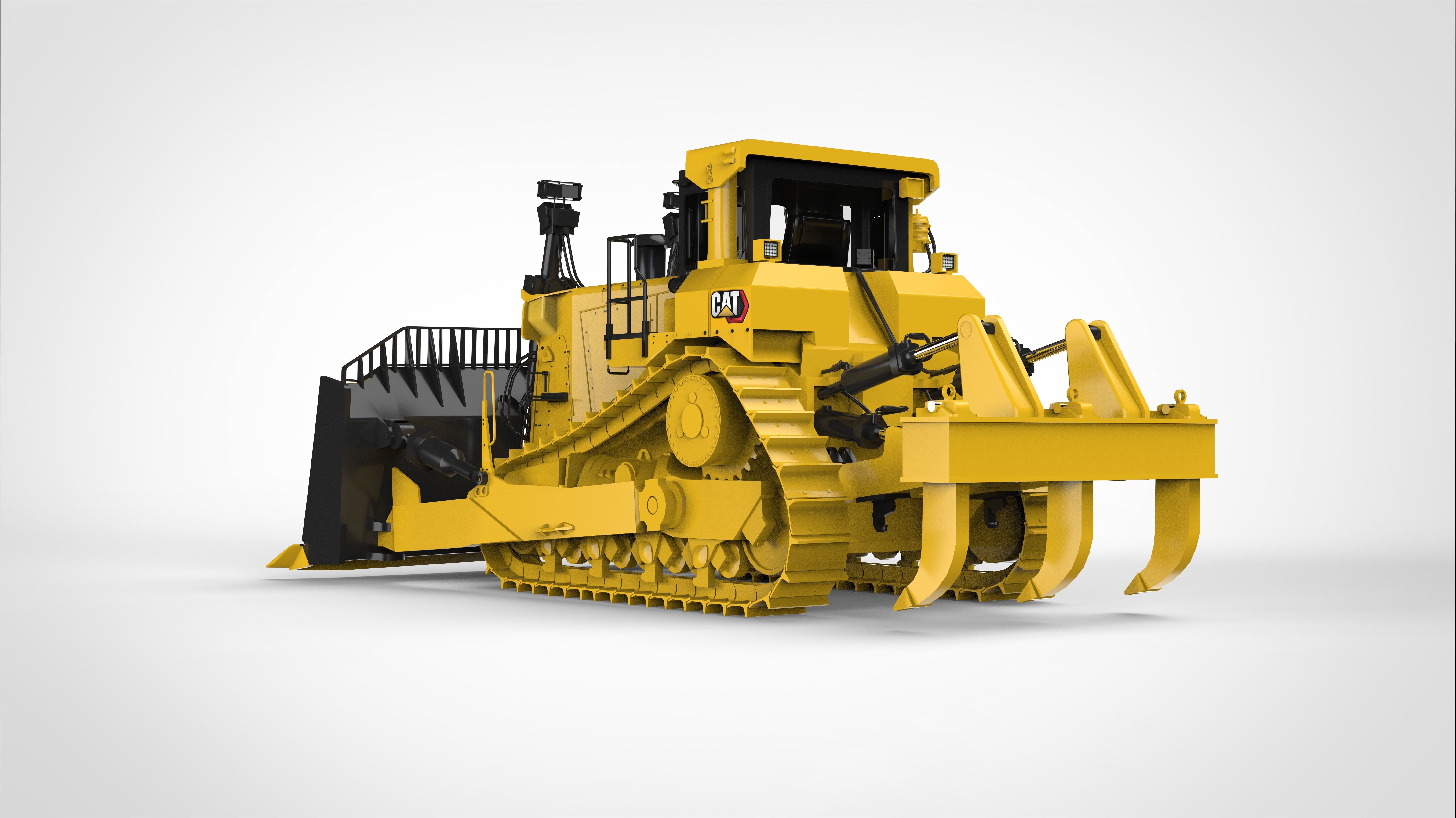 3D model CAT D9 Bulldozer VR / AR / low-poly | CGTrader