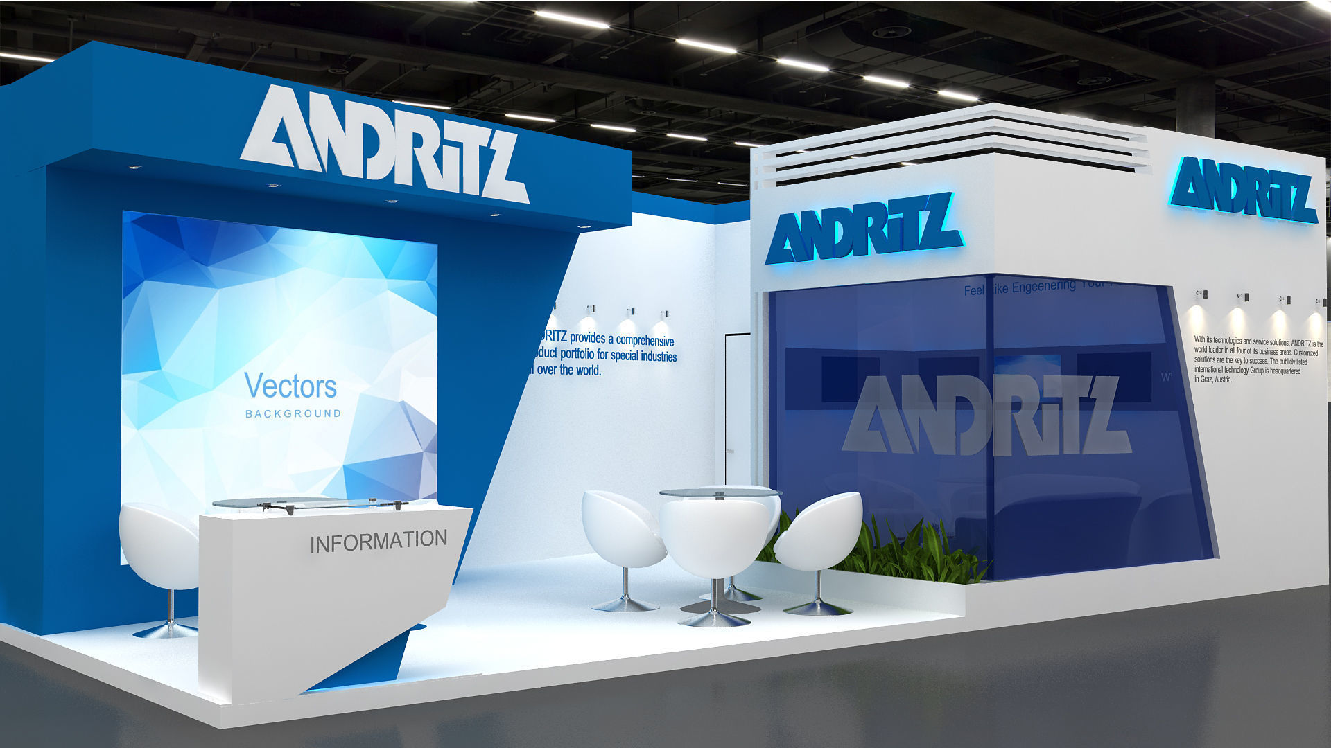 exhibition 3D model | CGTrader