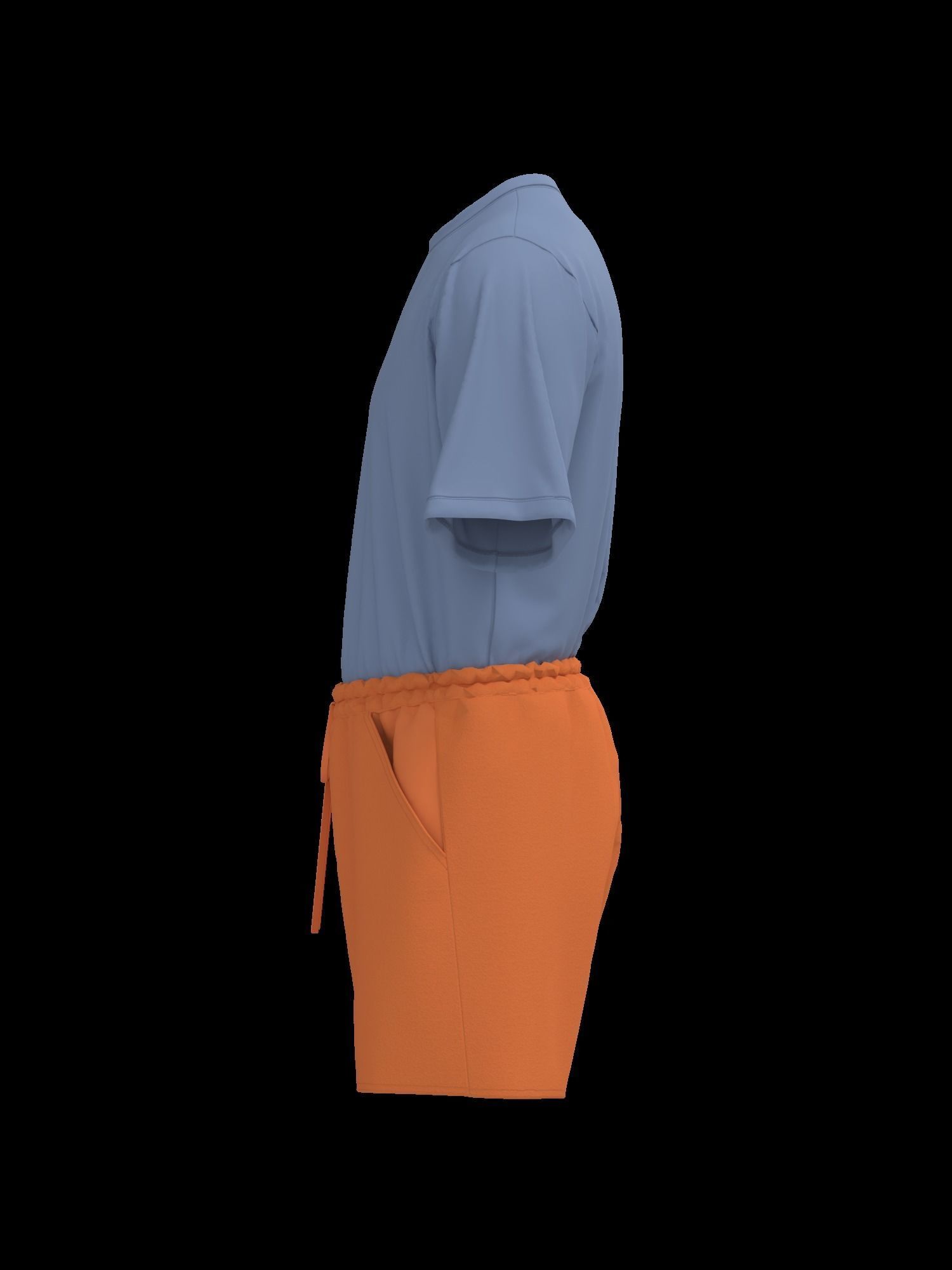 Male look 3D model animated rigged | CGTrader