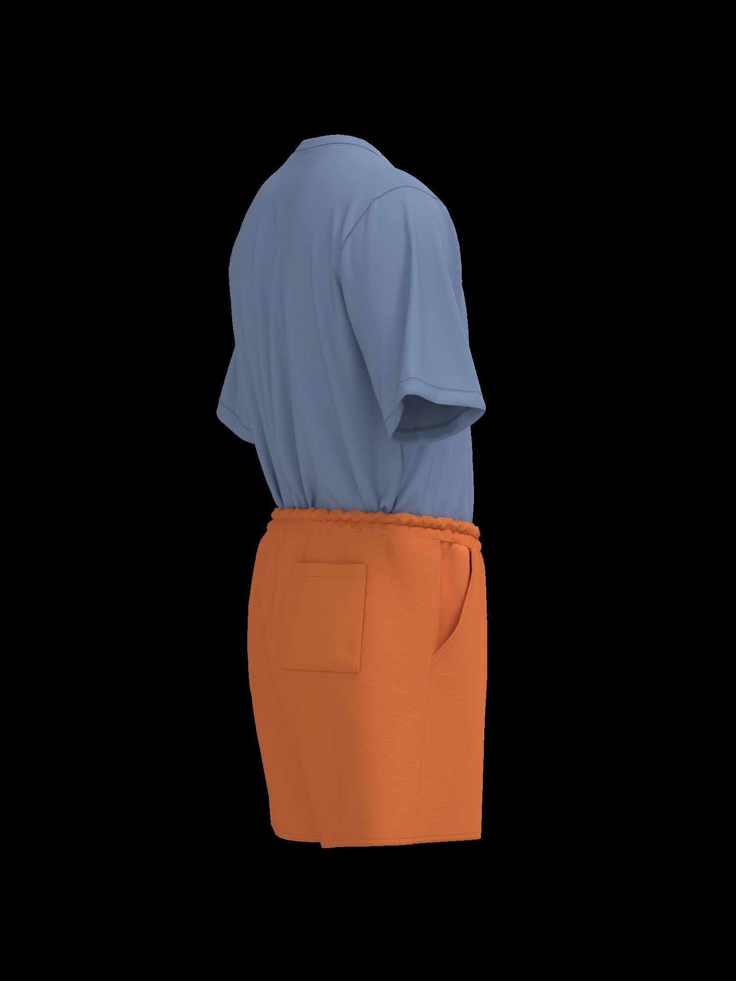 Male look 3D model animated rigged | CGTrader