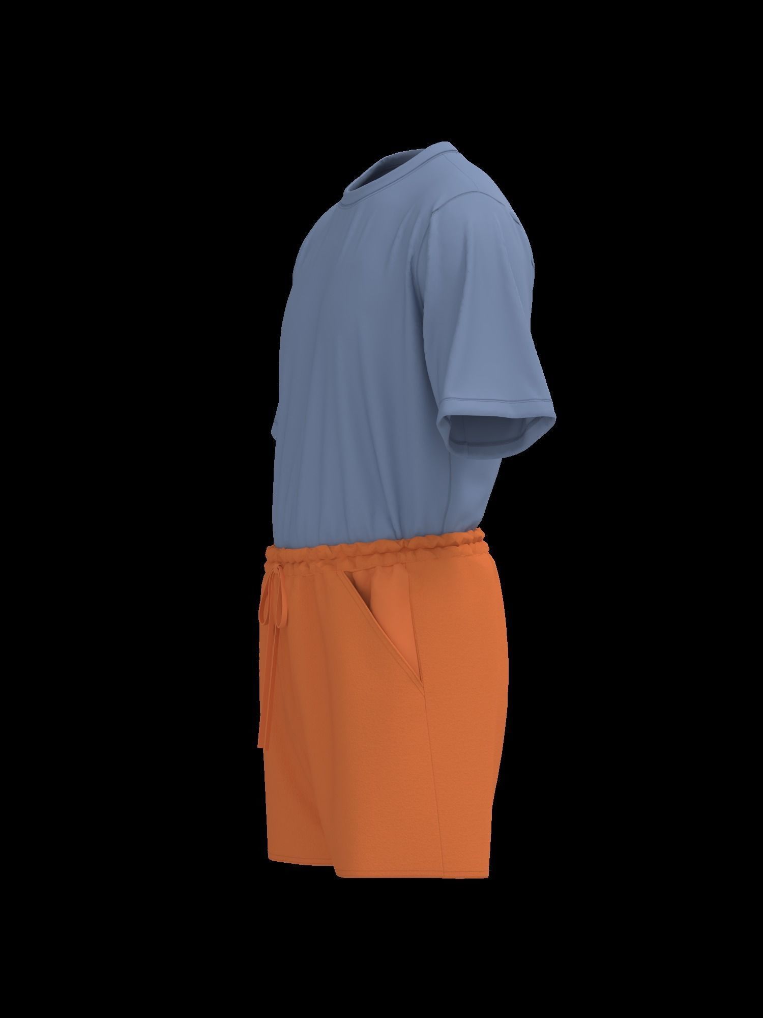 Male look 3D model animated rigged | CGTrader