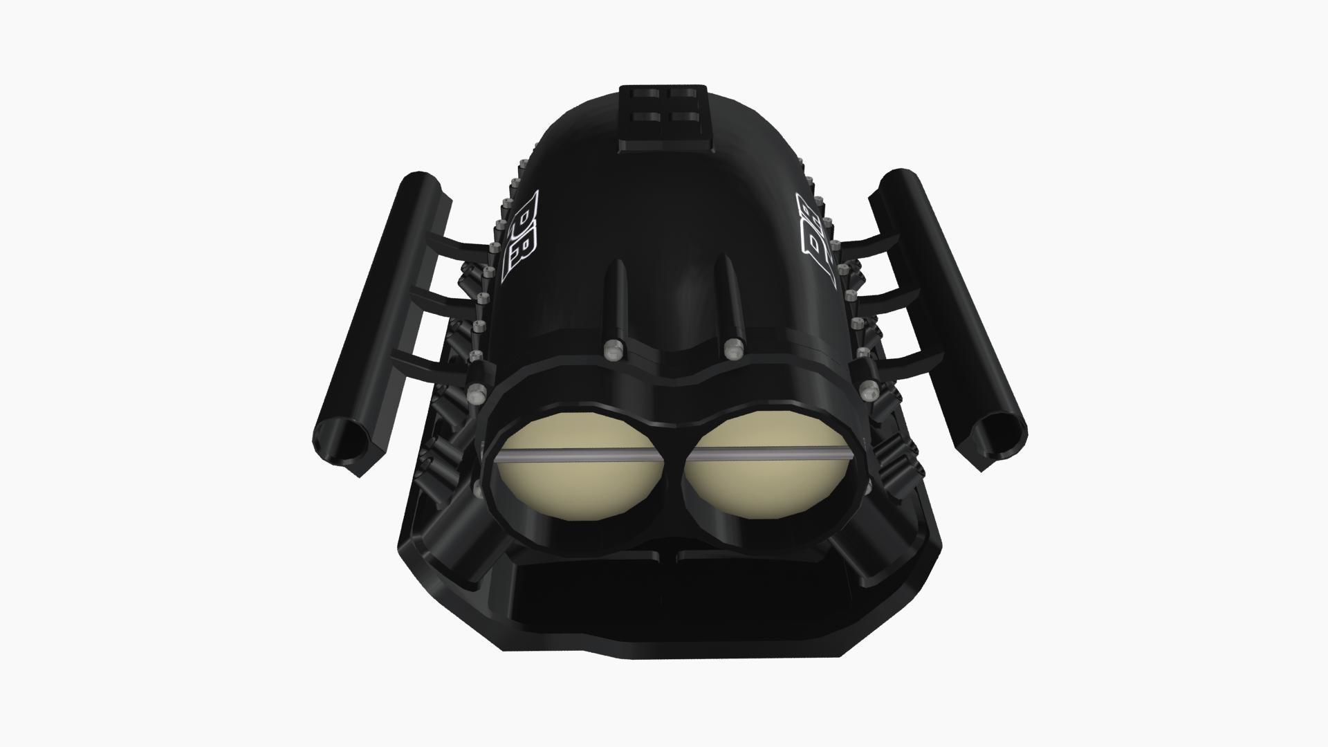 3D model Magnatron 481x billet intake manifold VR / AR / low-poly ...