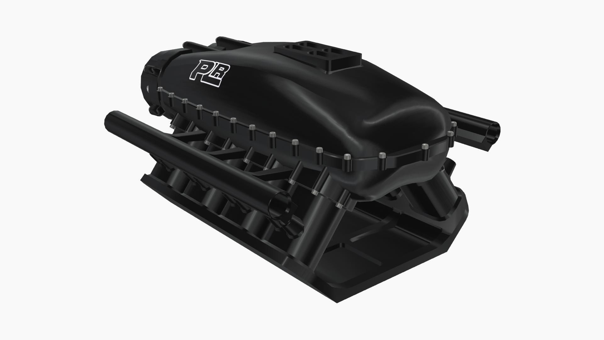 3D model Magnatron 481x billet intake manifold VR / AR / low-poly ...