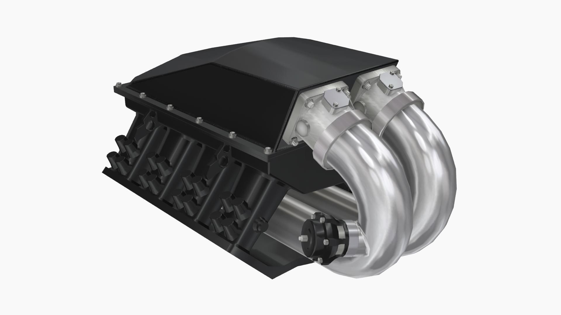 3D model Godzilla custom intake manifold VR / AR / low-poly | CGTrader