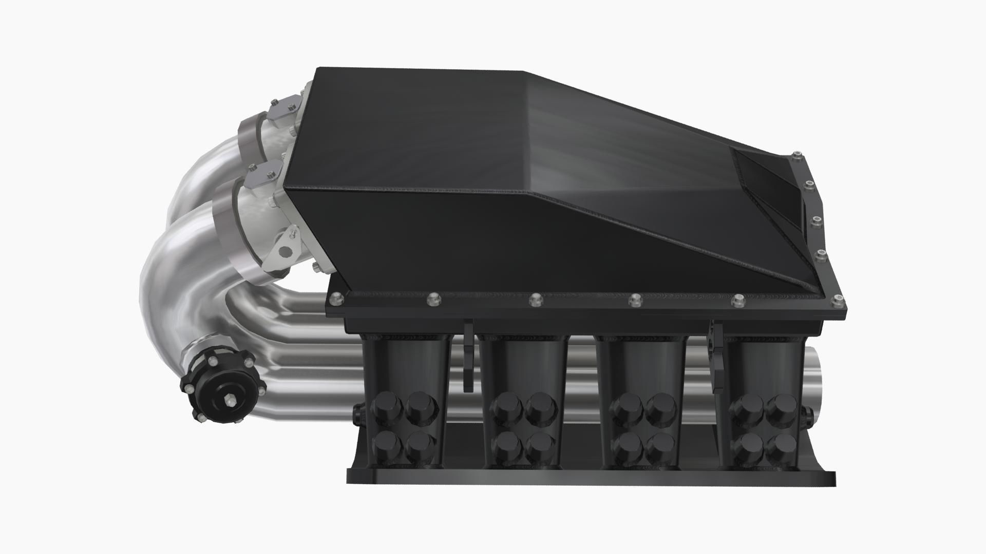 3D model Godzilla custom intake manifold VR / AR / low-poly | CGTrader