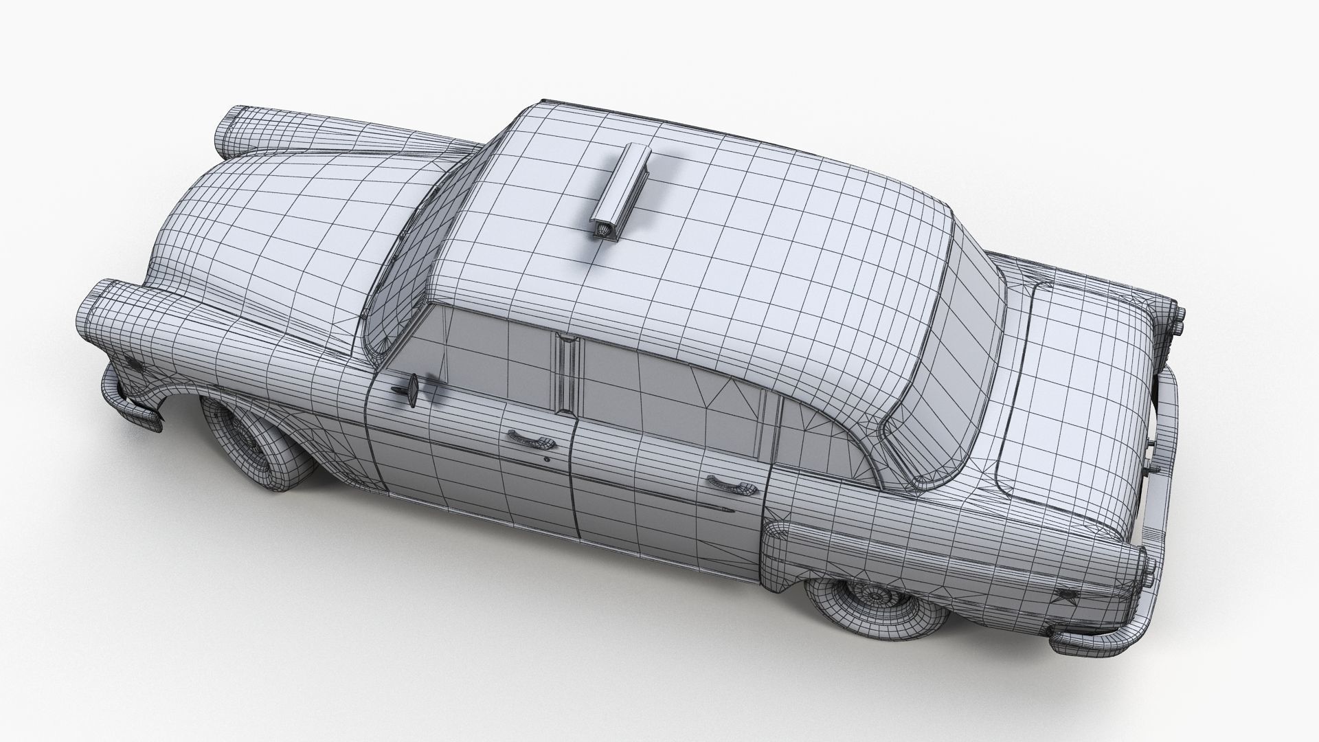 3D model Yellow Taxi Cab VR / AR / low-poly | CGTrader