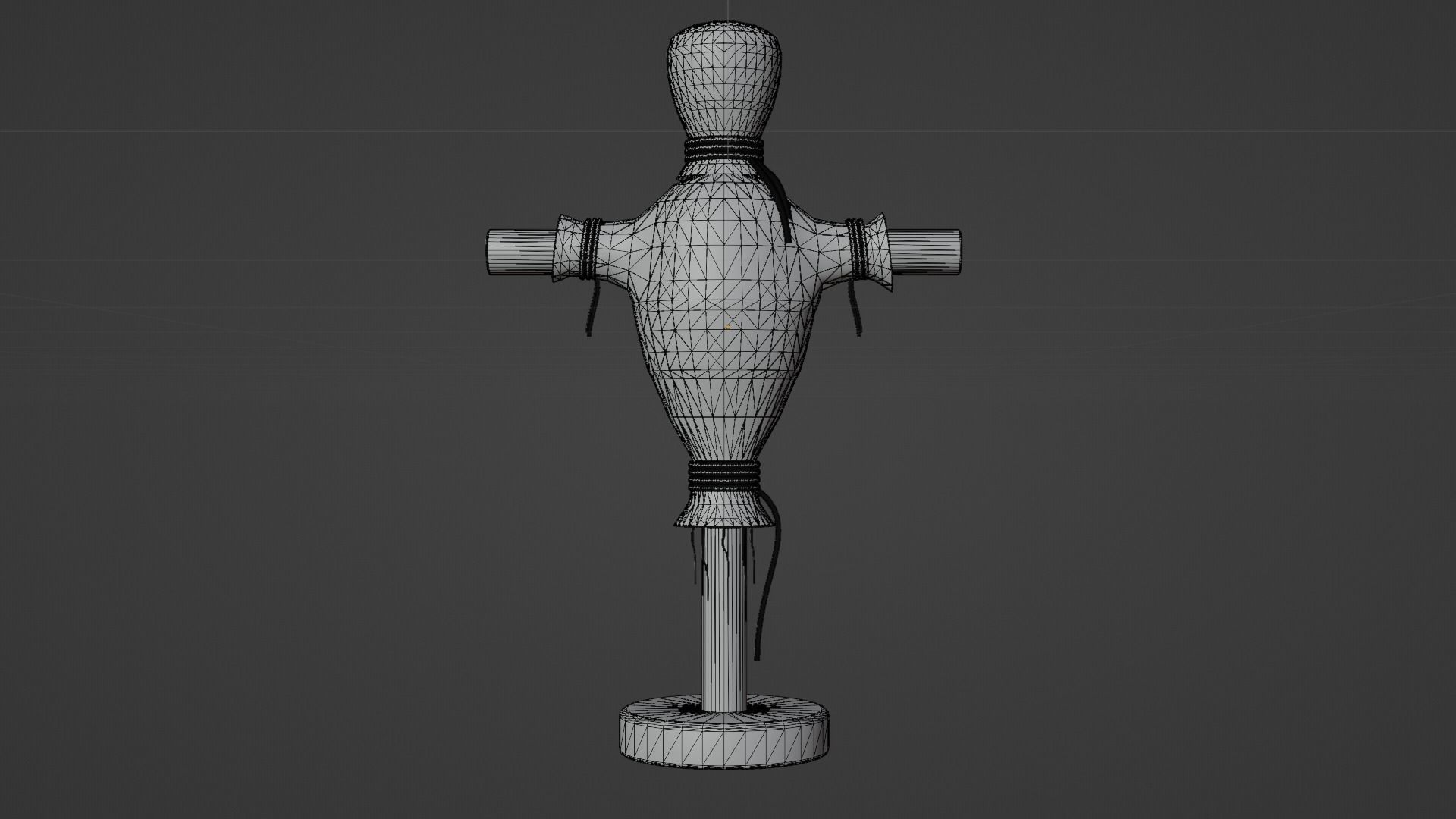 Medieval fencing training apparatus 3D model | CGTrader