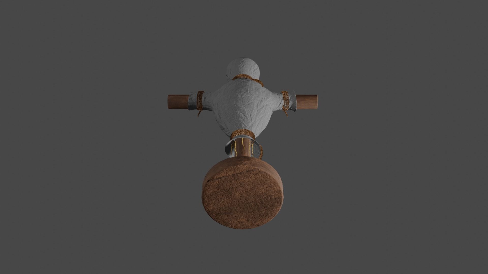 Medieval fencing training apparatus 3D model | CGTrader