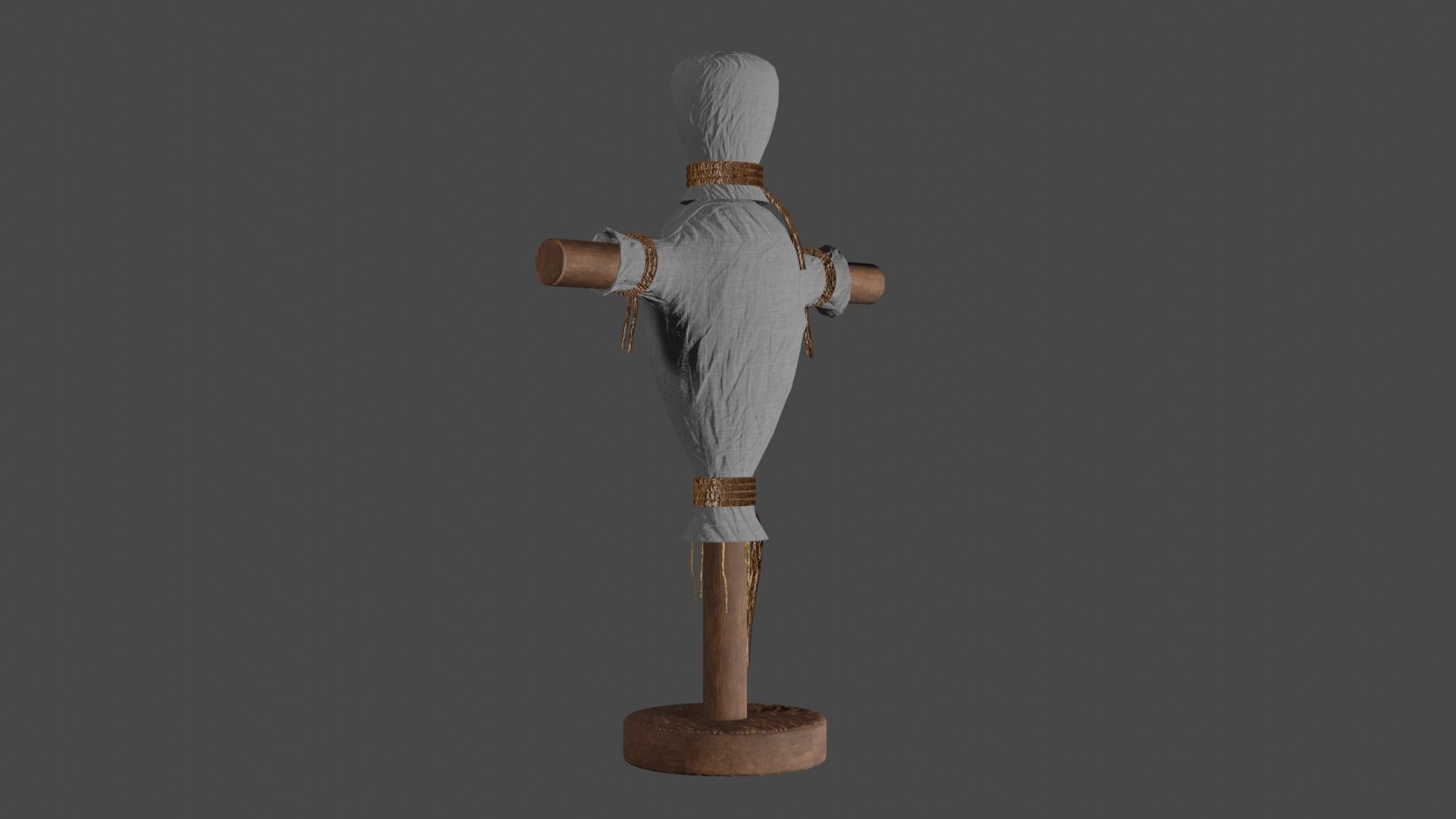 Medieval fencing training apparatus 3D model | CGTrader