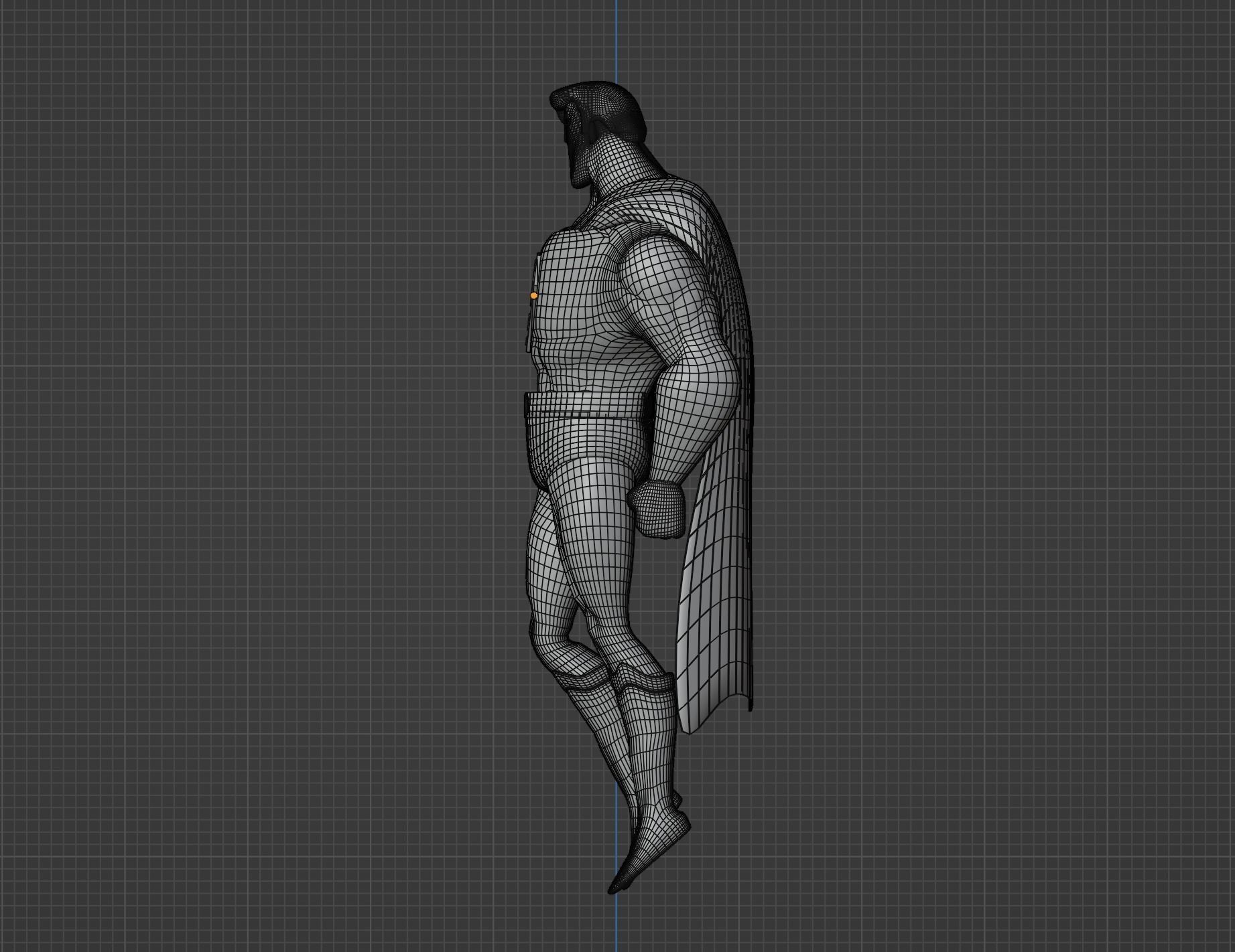 Superman - DC Animated Universe 3D model rigged | CGTrader