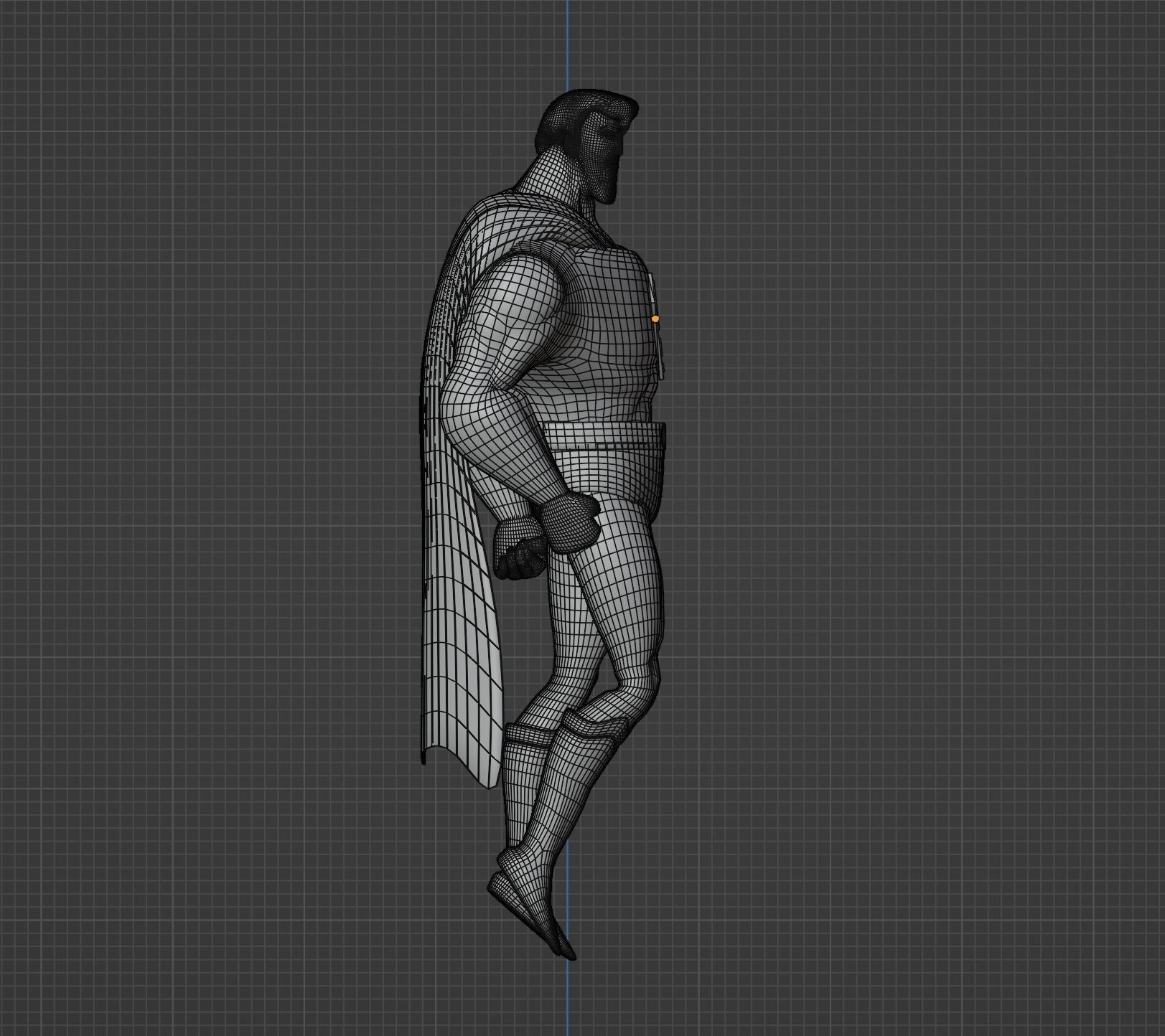 Superman - DC Animated Universe 3D model rigged | CGTrader