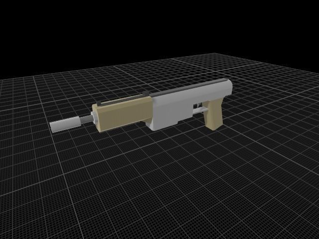 3D model Submachine Gun 01 VR / AR / low-poly | CGTrader