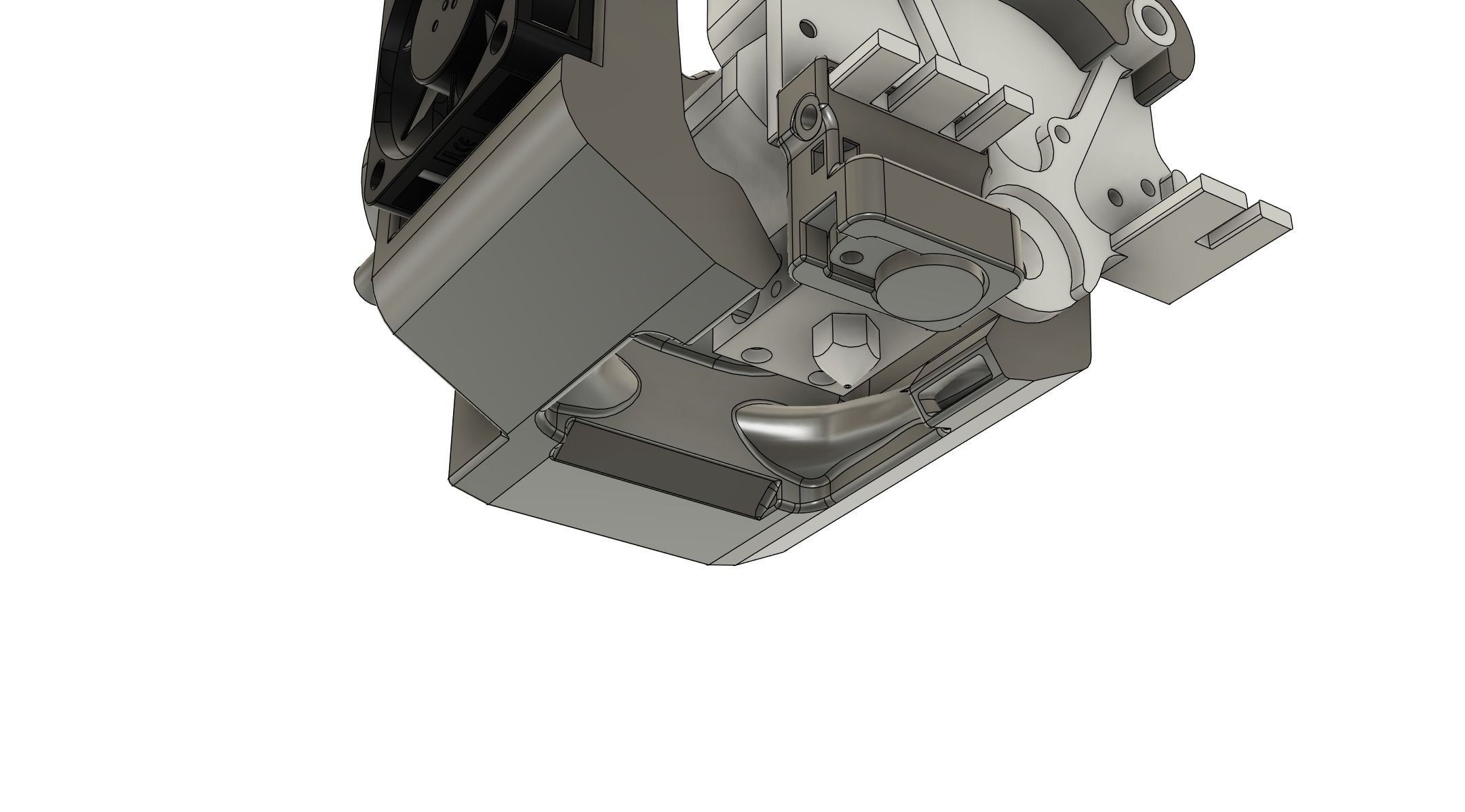 ENDER 3 MICROSWISS NG 5015 FAN SHROUD 3D model 3D printable | CGTrader