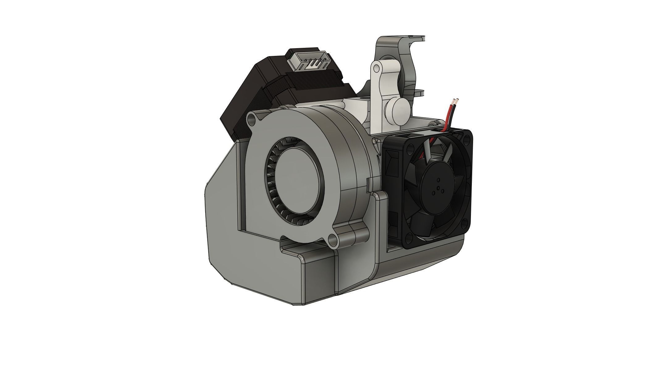 ENDER 3 MICROSWISS NG 5015 FAN SHROUD 3D model 3D printable | CGTrader