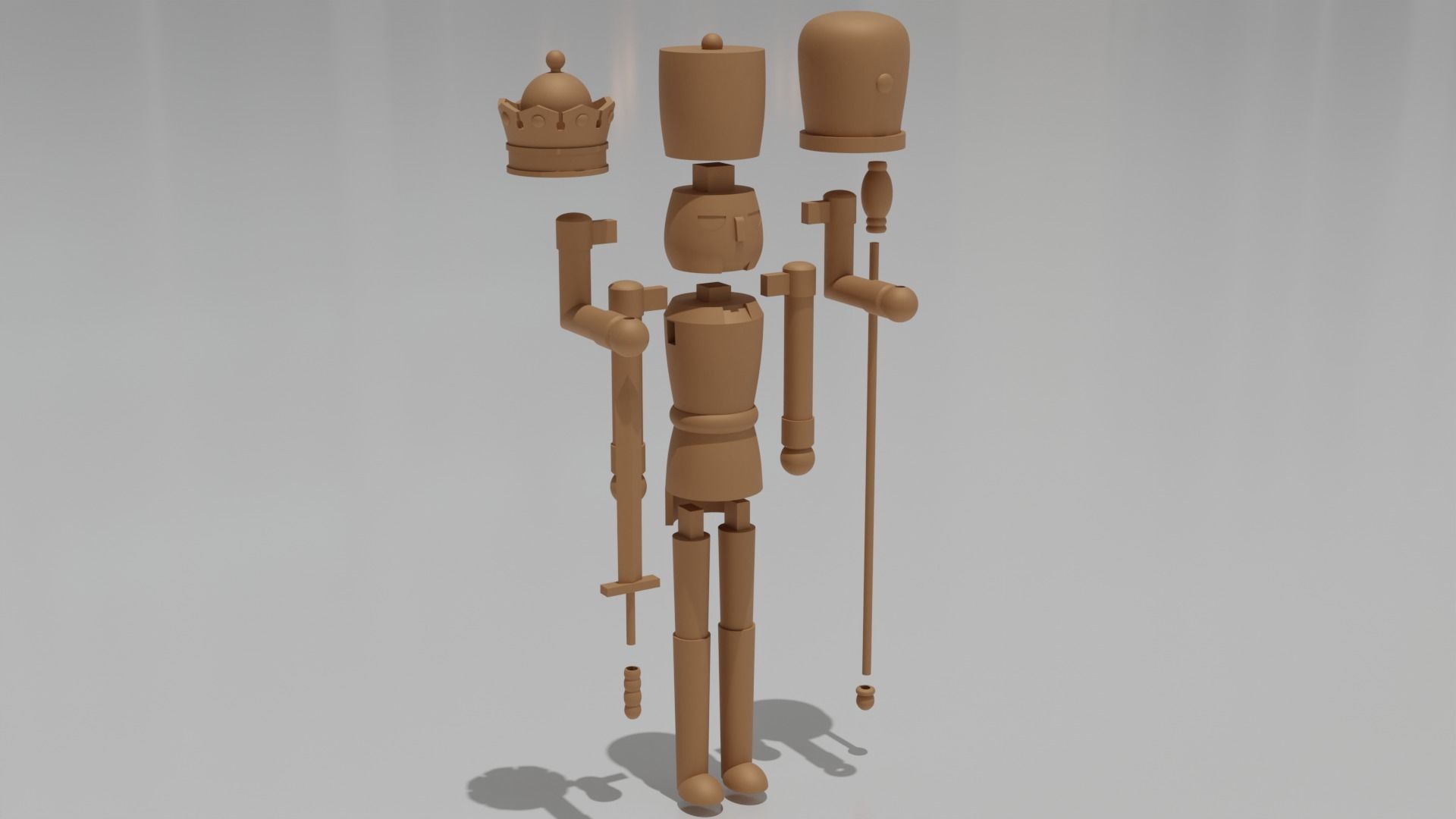Nutcracker - Modular 3D model 3D printable | CGTrader