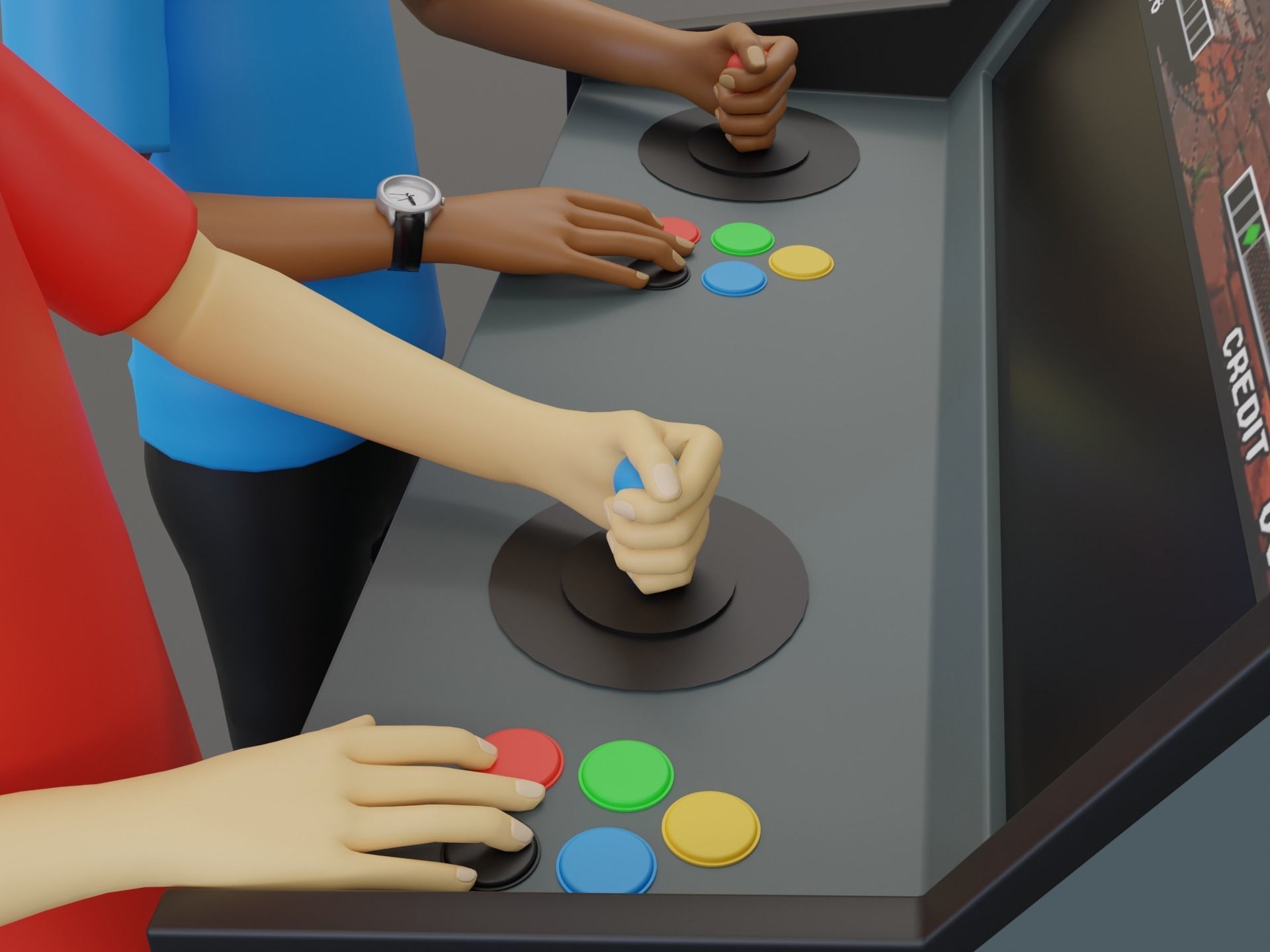3D model Arcade Game Asset VR / AR / low-poly | CGTrader