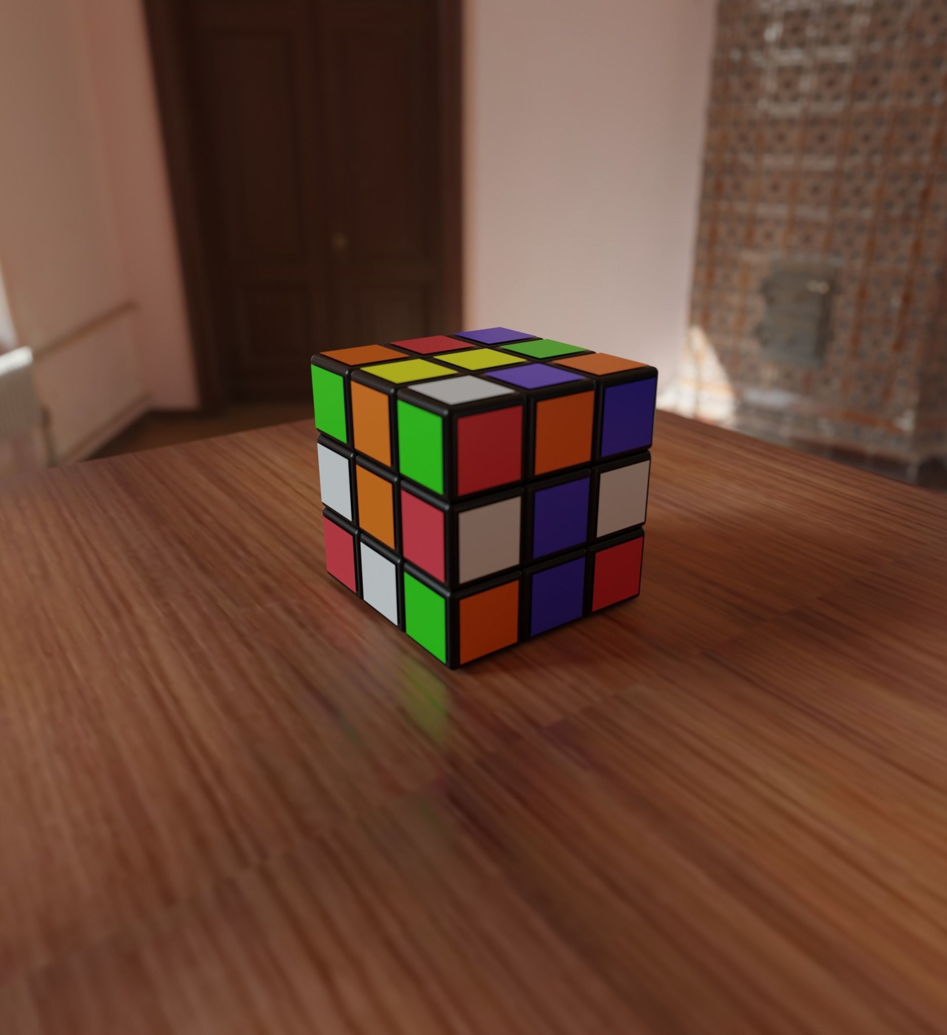 A rubiks cube 3D model | CGTrader