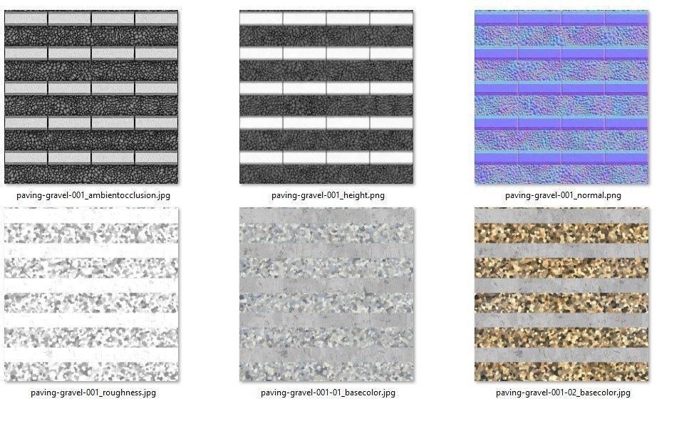 paving walkway PBR texture 004 Texture | CGTrader