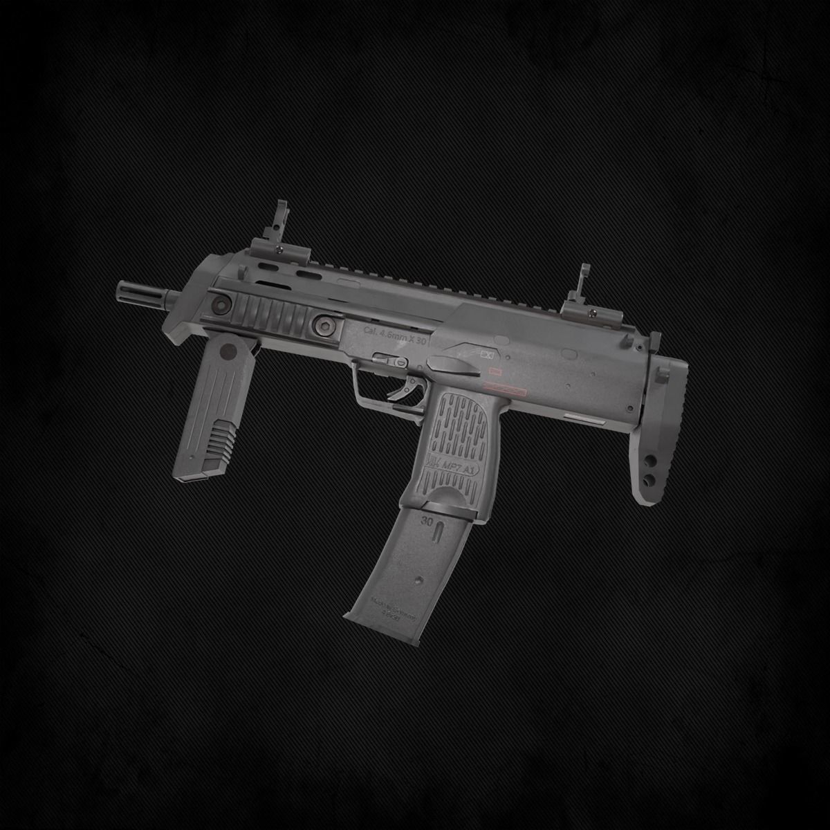 HK MP7 SMG free VR / AR / low-poly 3D model | CGTrader