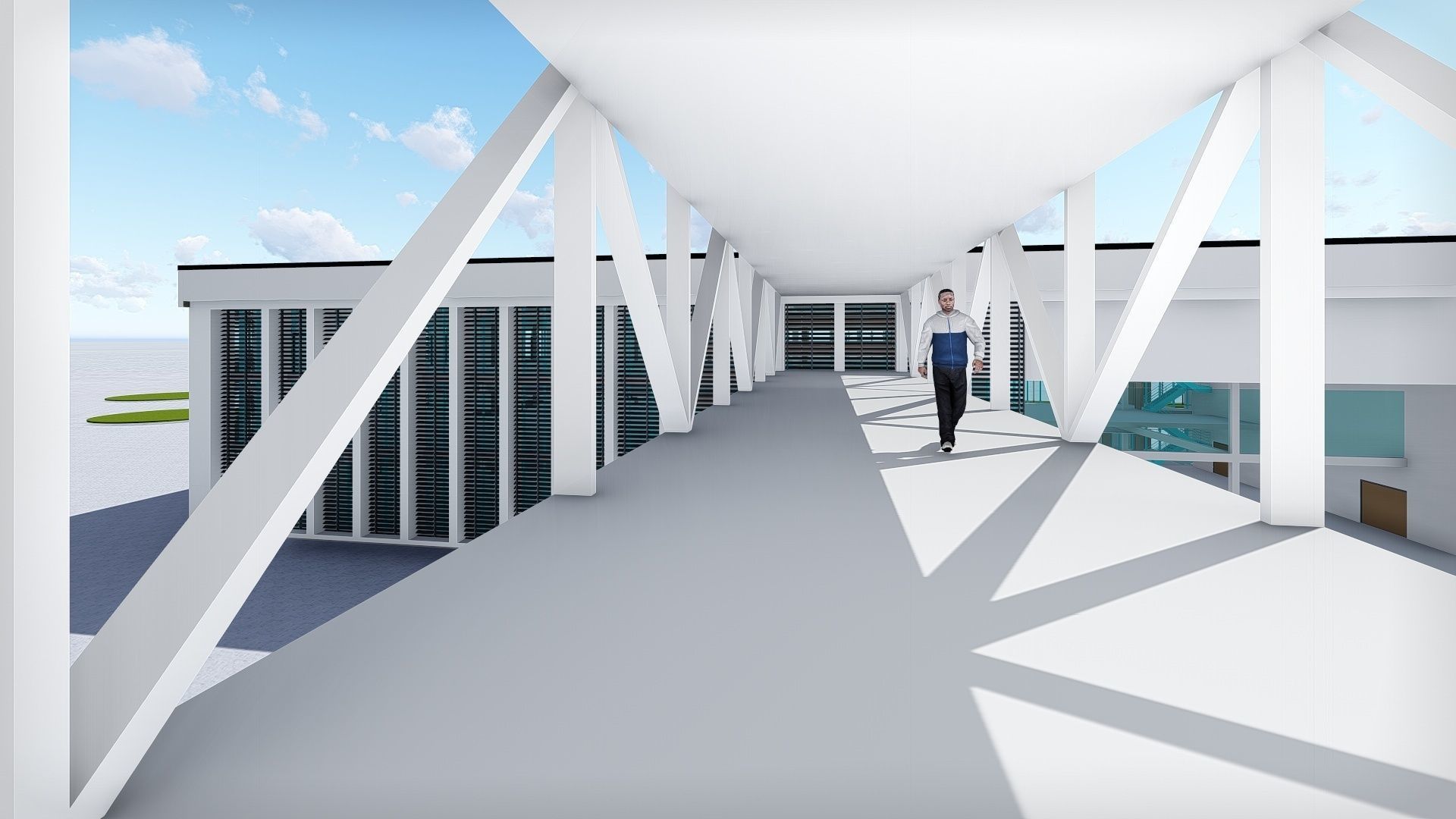 CULTURAL CENTER AND THEATER 3D model 3D model | CGTrader