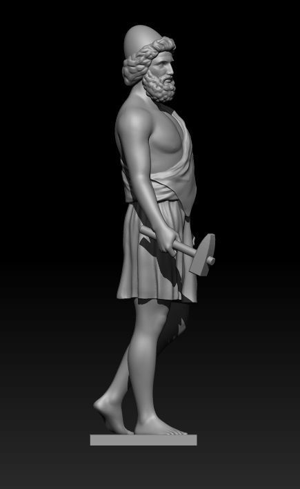 Greek Gods and Goddesses - Hephaistos 3D print model 3D model 3D ...