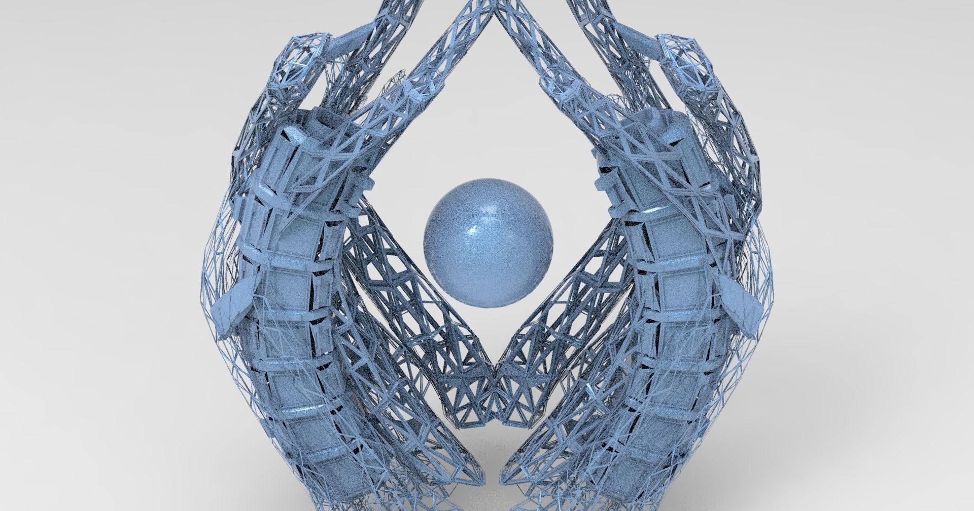 Sci fi eclipse monolith Tower 3D model | CGTrader