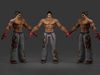 Realistic Fully Rigged Kazuya Mishima 3D Character Model 3D model ...