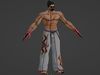 Realistic Fully Rigged Kazuya Mishima 3D Character Model 3D model ...