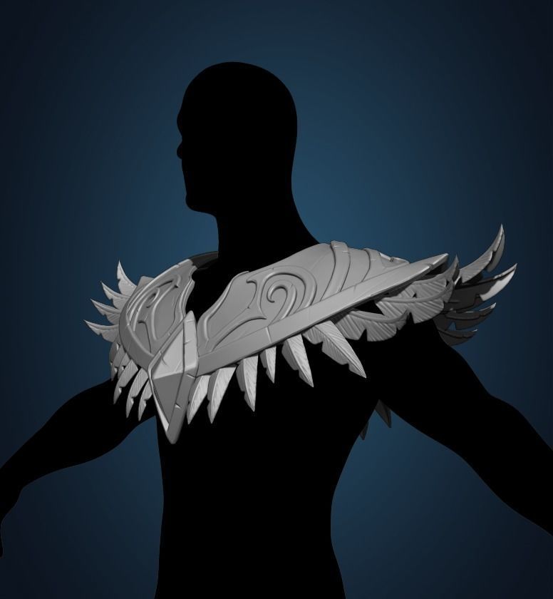 shoulder protector 3D model | CGTrader