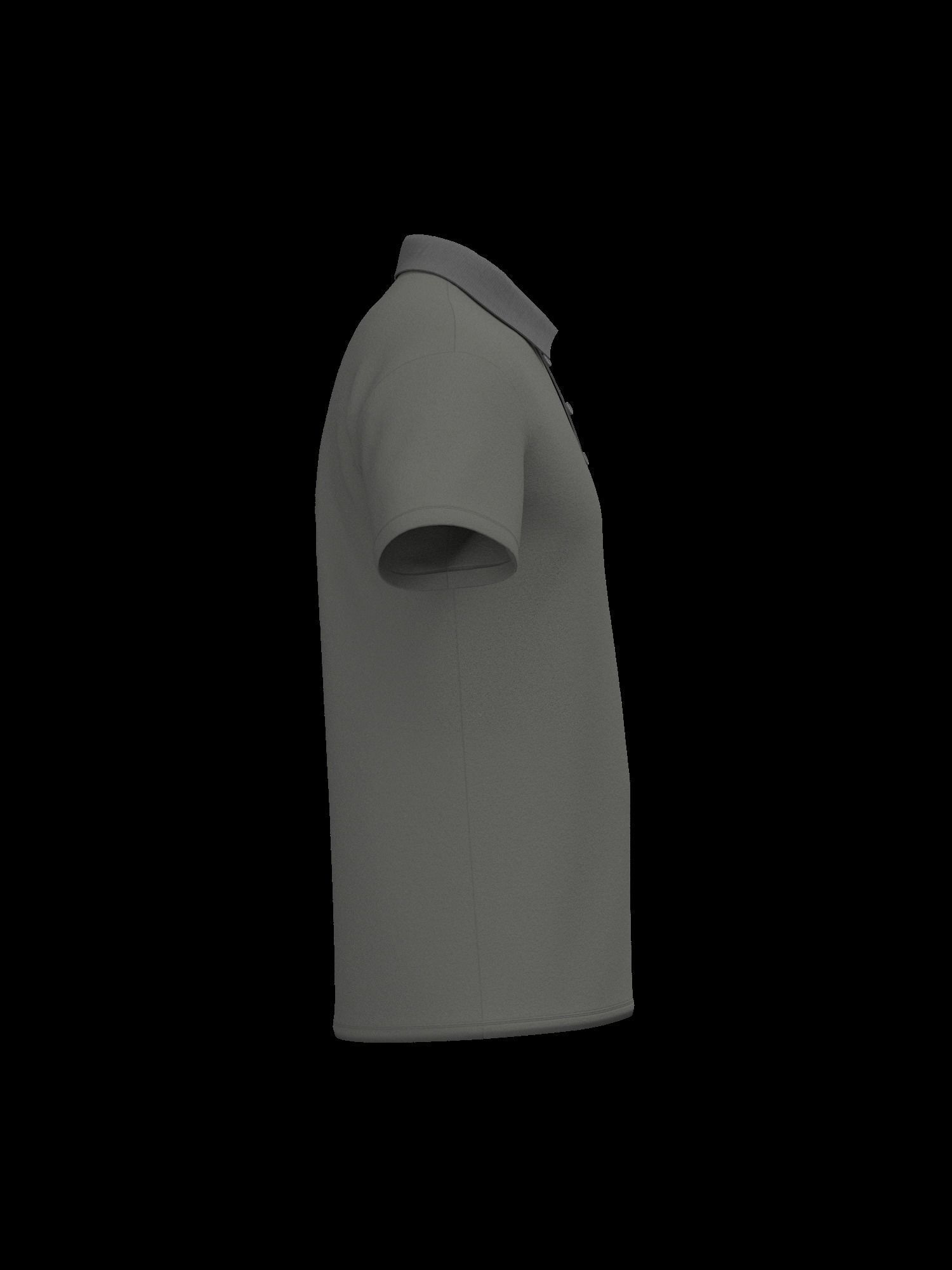 Male polo tshirt free 3D model animated | CGTrader