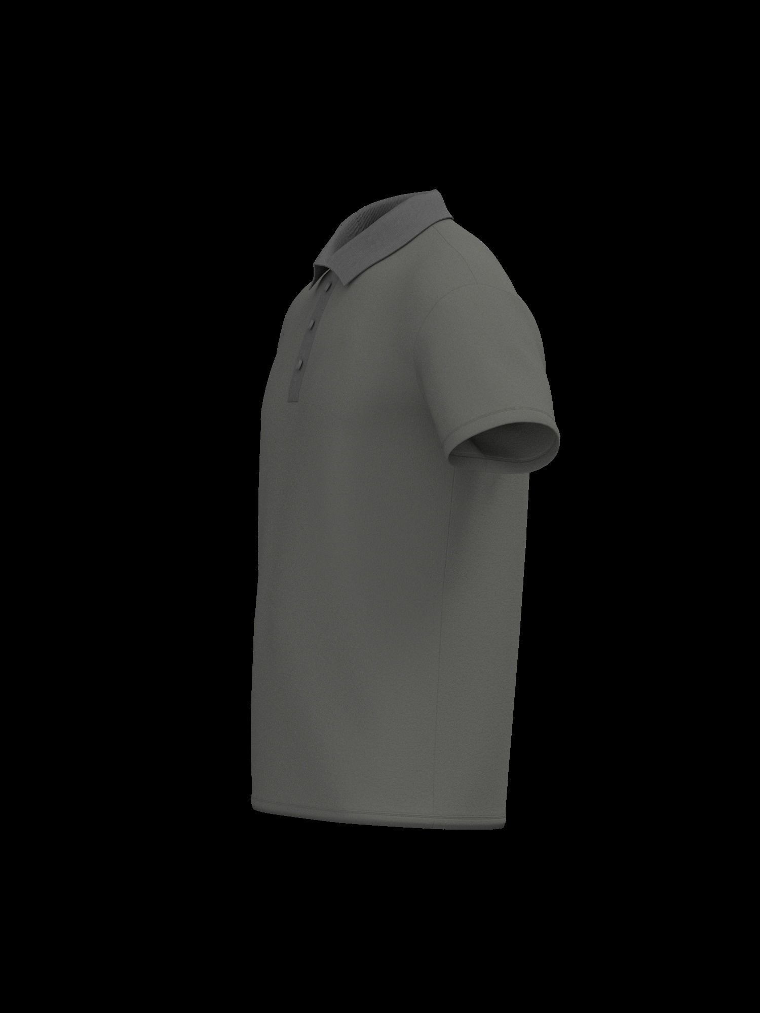 Male polo tshirt free 3D model animated | CGTrader