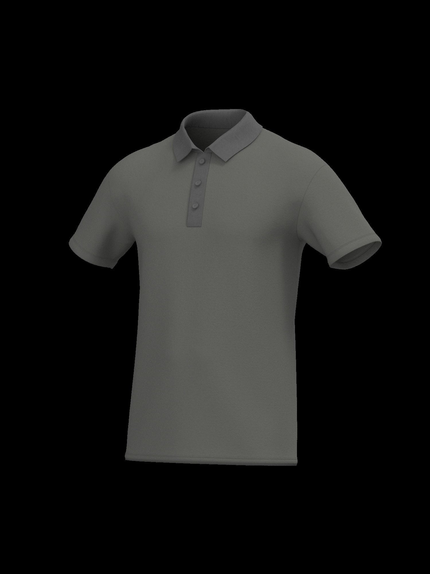 Male polo tshirt free 3D model animated | CGTrader